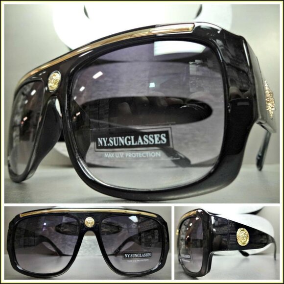 Accessories | Mens Classic Retro Hip Hop Rapper Style Sun Glasses Large ...
